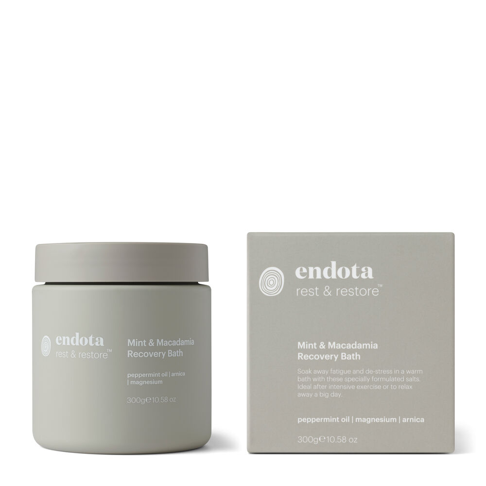 Mint & Macadamia Recovery Bath 300g by Endota | One Fine Baby