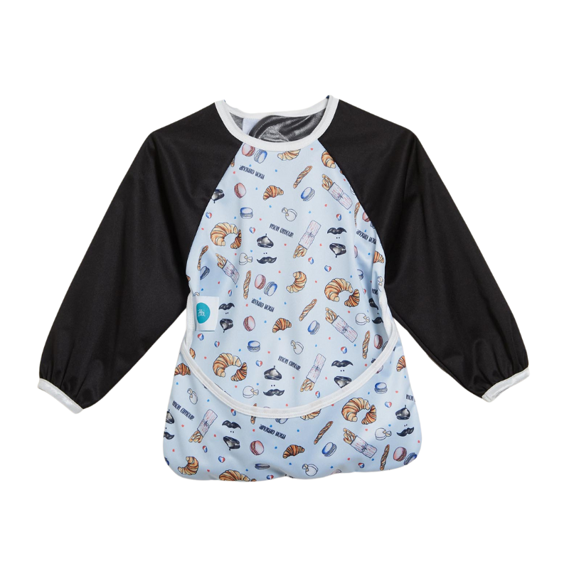 Sleeved Bib Smocks - France by itti | One Fine Baby