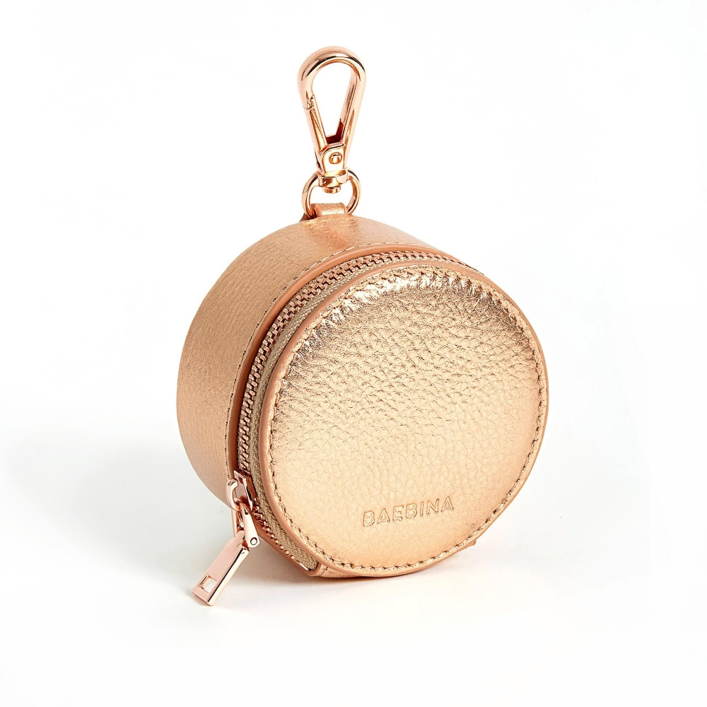 Bobby Luxe Dummy Case in Copper Rose by Baebina | One Fine Baby