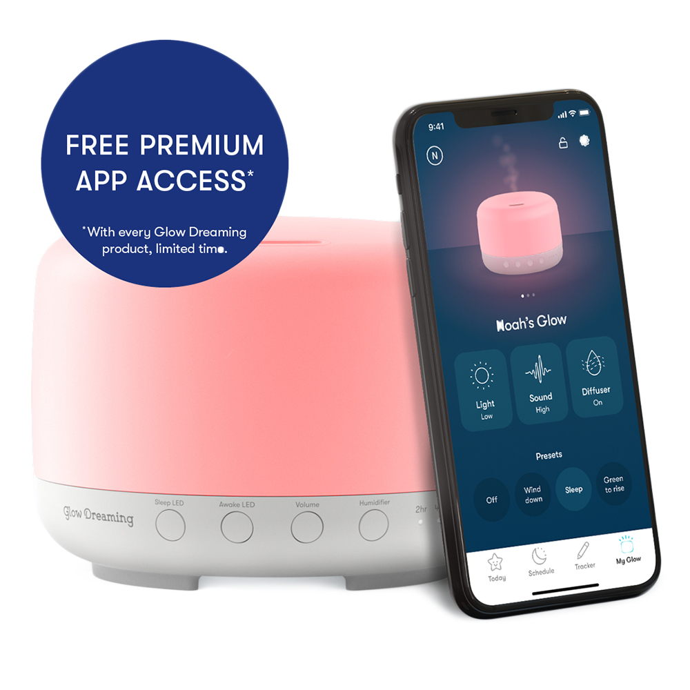 Glow Sleep Easy - All-in-one sleep aid, night light, sound machine and ...