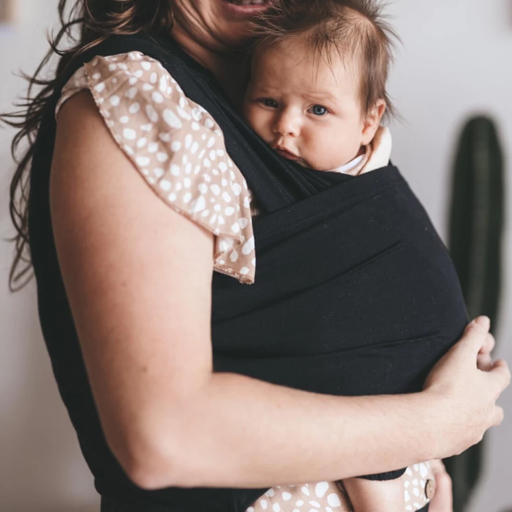 Newborn Carrier in Black - One Fine Baby