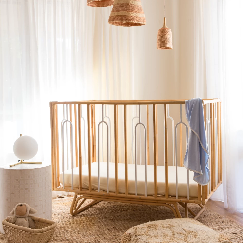 One Fine Baby - Cot Sheet in Butter Yellow