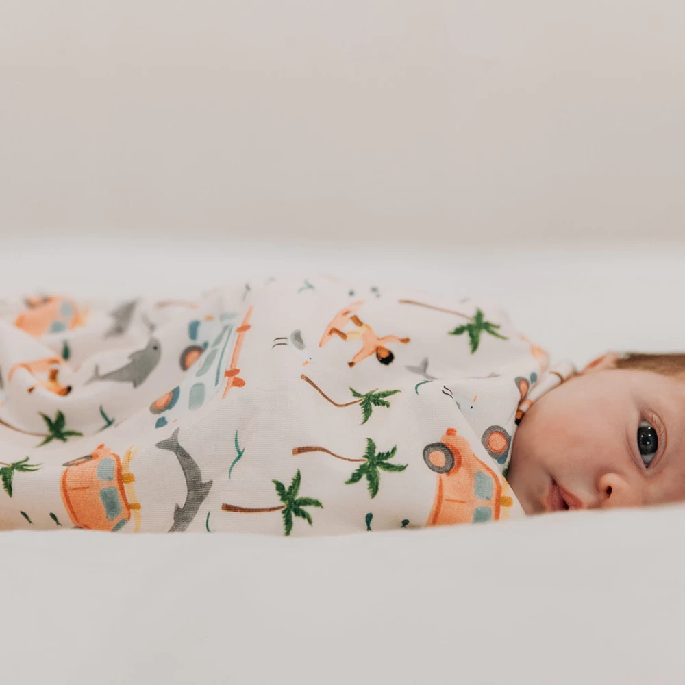 Jersey Wrap in Burleigh Babies by Hello Chooki | One Fine Baby