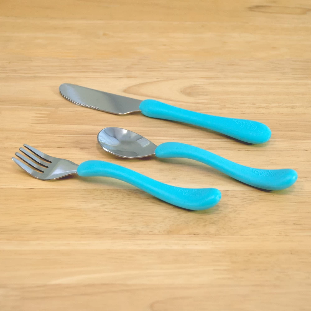 One Fine Baby - Learning Cutlery Set 12mo+ in Green