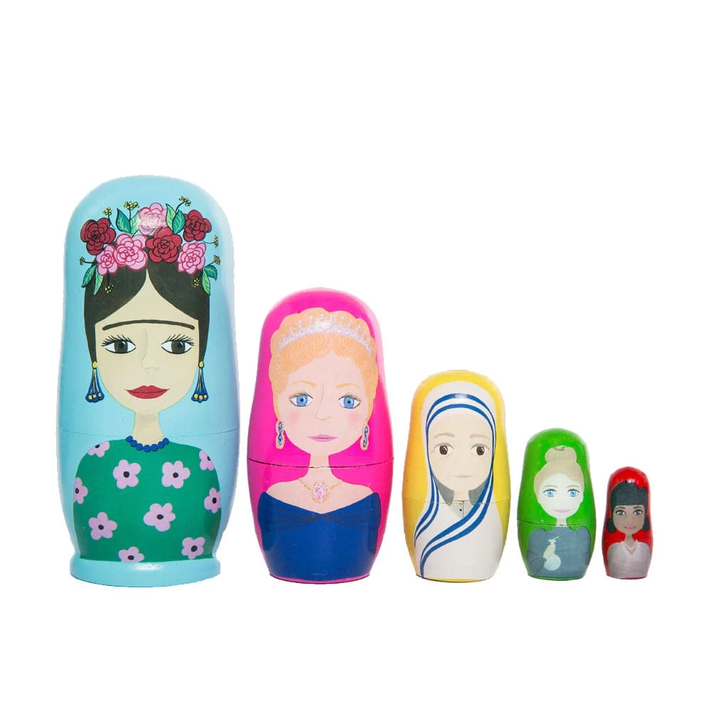 Inspirational Women of the World Babushka Nesting Dolls by Marmalade ...