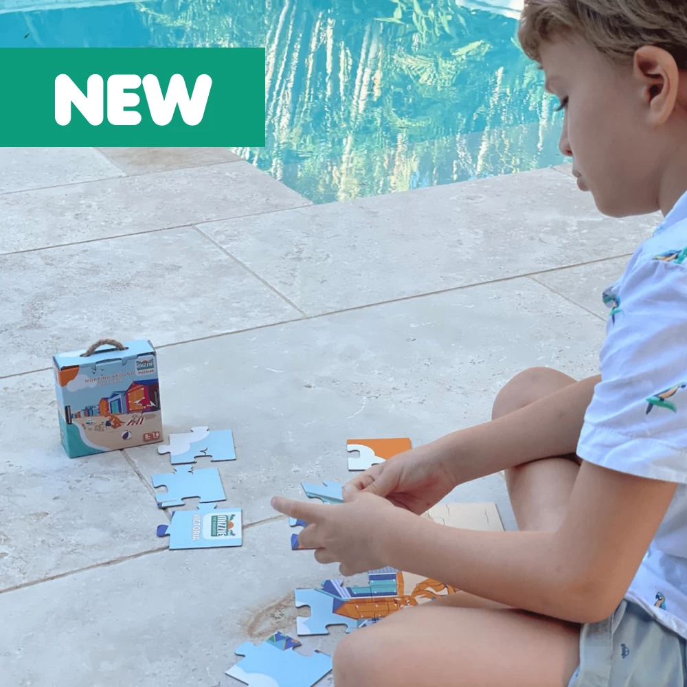 Mizzie Collectible Puzzles - Hopping Around Victoria - One Fine Baby