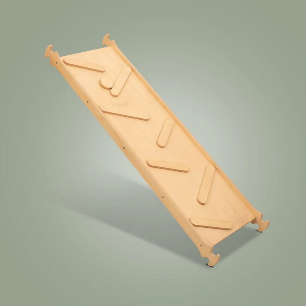 Mega Ramp Slide, Natural | One Fine Baby