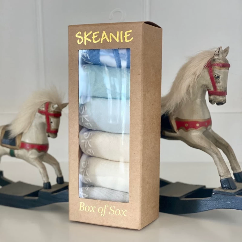 Baby Socks Neutral 6 Pack 0-12 Months | One Fine Baby