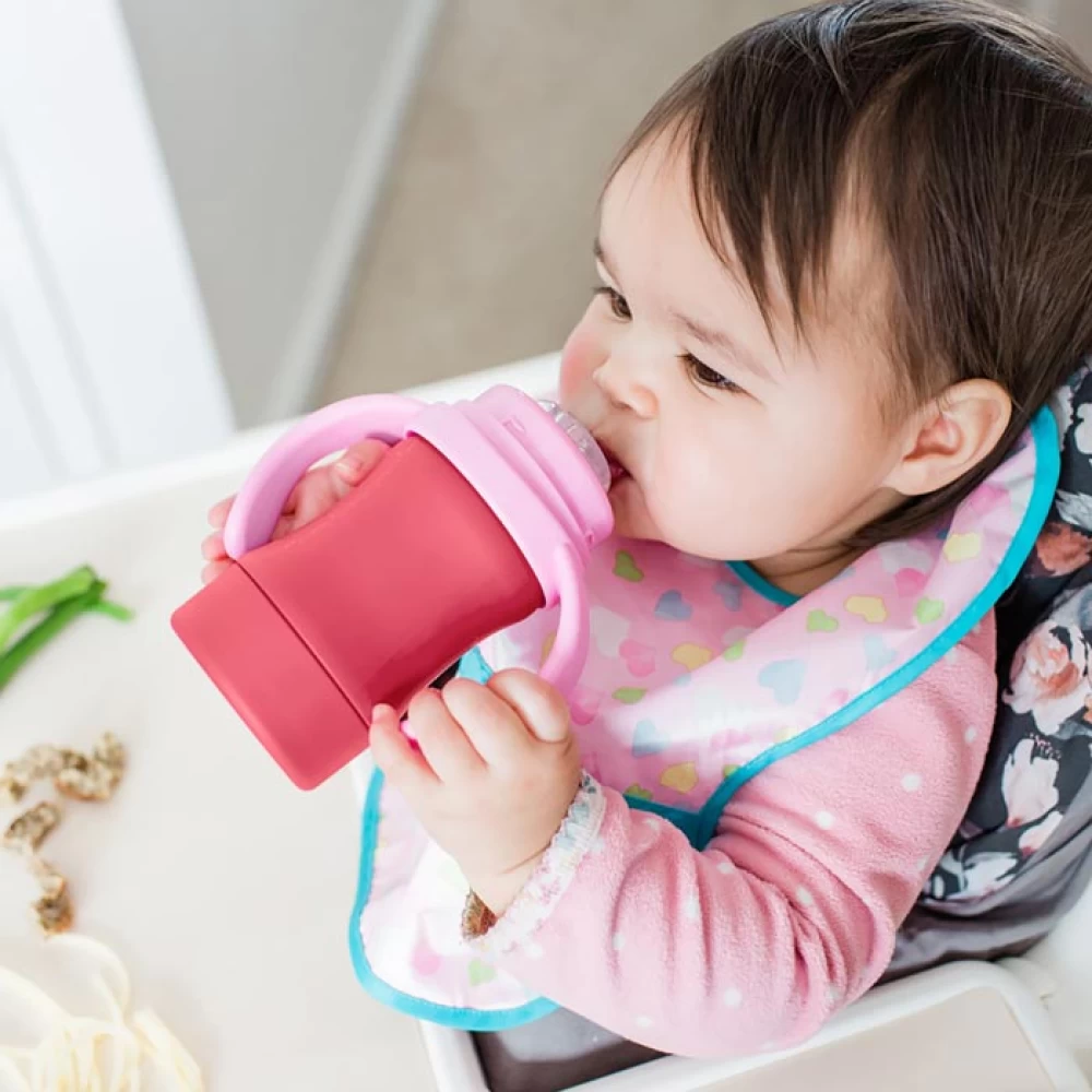 One Fine Baby - Sprout Ware Sip Straw Cup made from Plants in Green - 6mo+