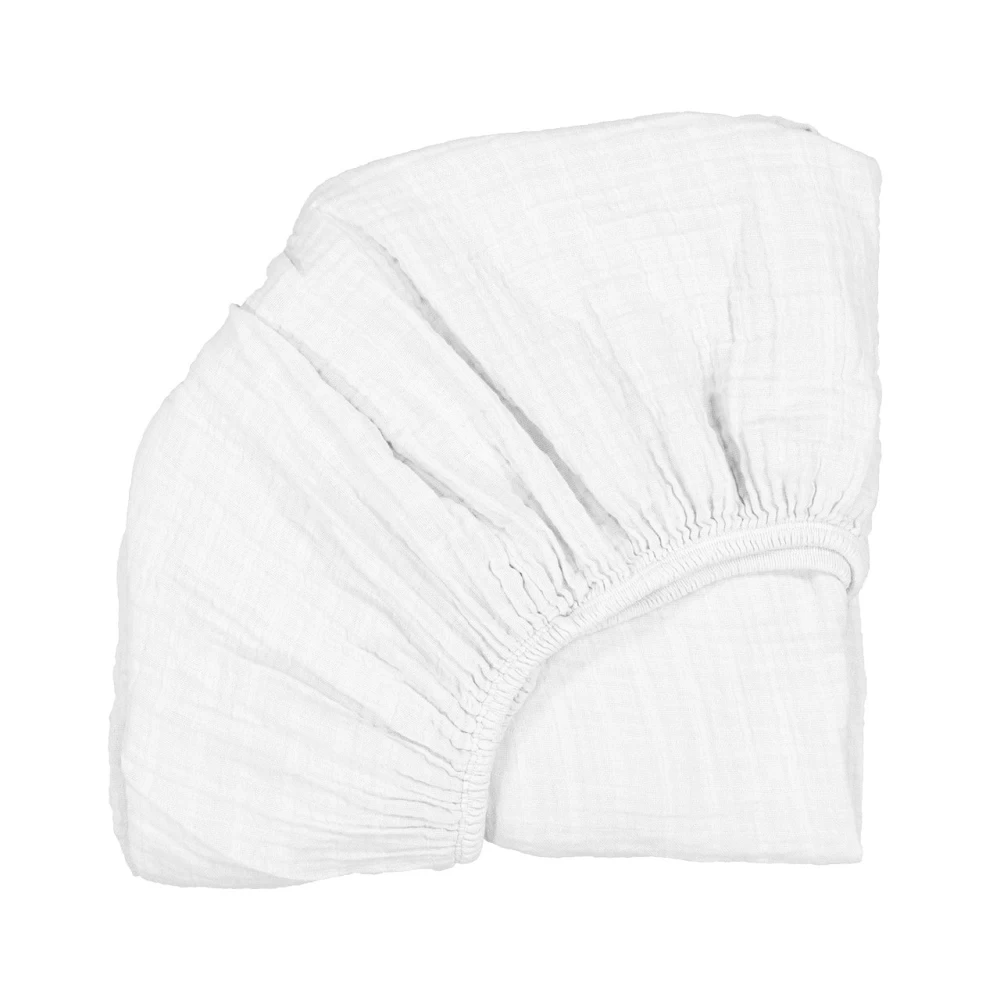 White Fitted Sheet for KUMI Cradle | One Fine Baby