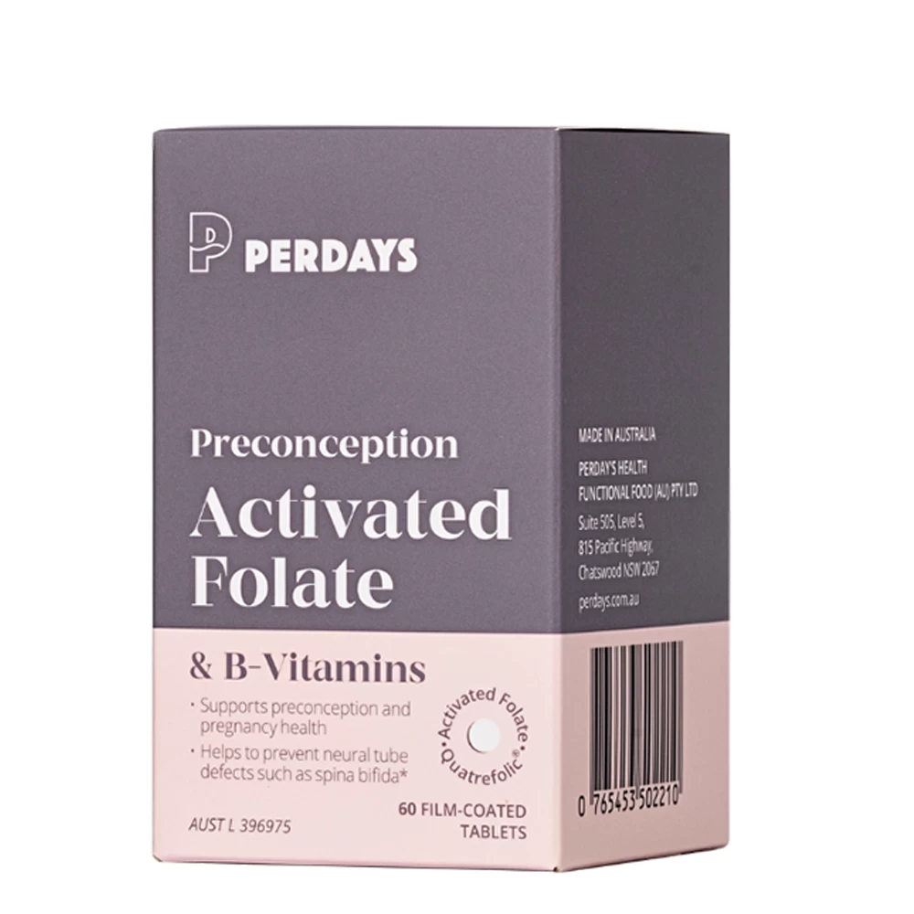 Preconception Activated Folate & B-Vitamins - One Fine Baby
